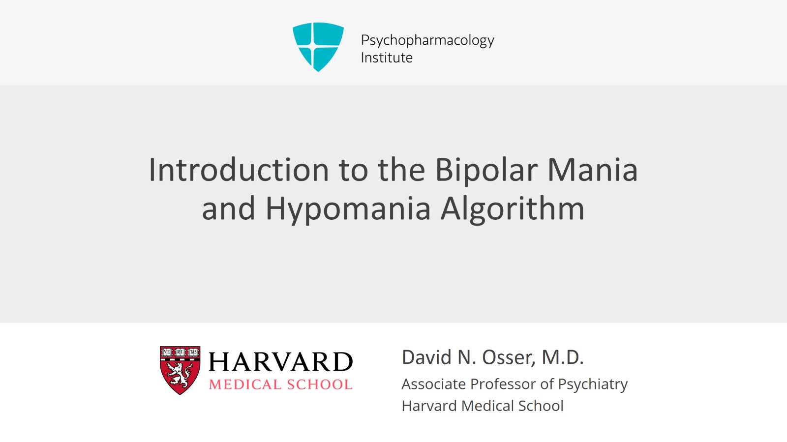 Psychopharmacology Institute